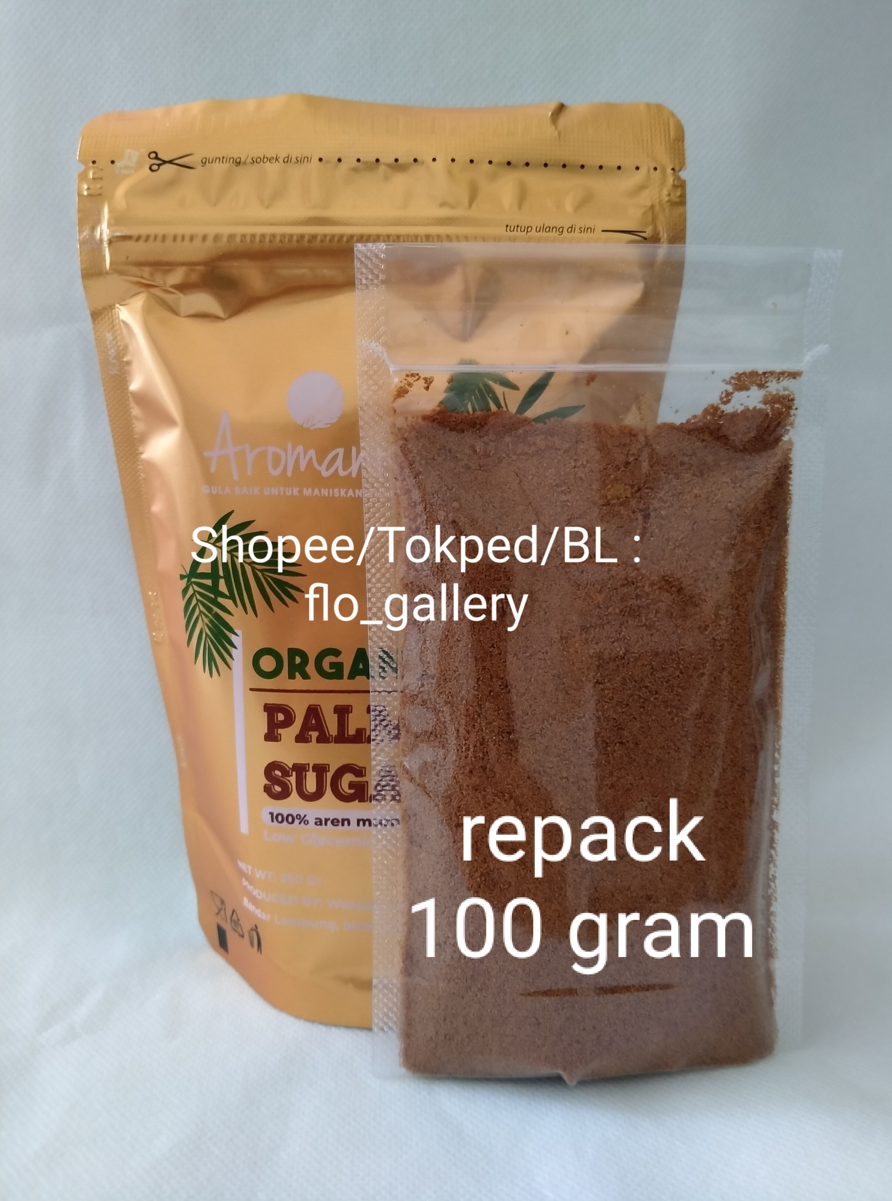 AROMANIS ORGANIC PALM SUGAR 100 gram / BROWN SUGAR | Lazada Indonesia