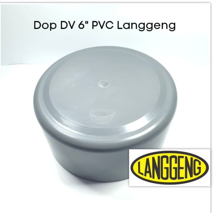 LGGDop6 - Dop/ cap/ tutup pipa/ tutup pipa polos tanpa drat pvc 6" Dop ...