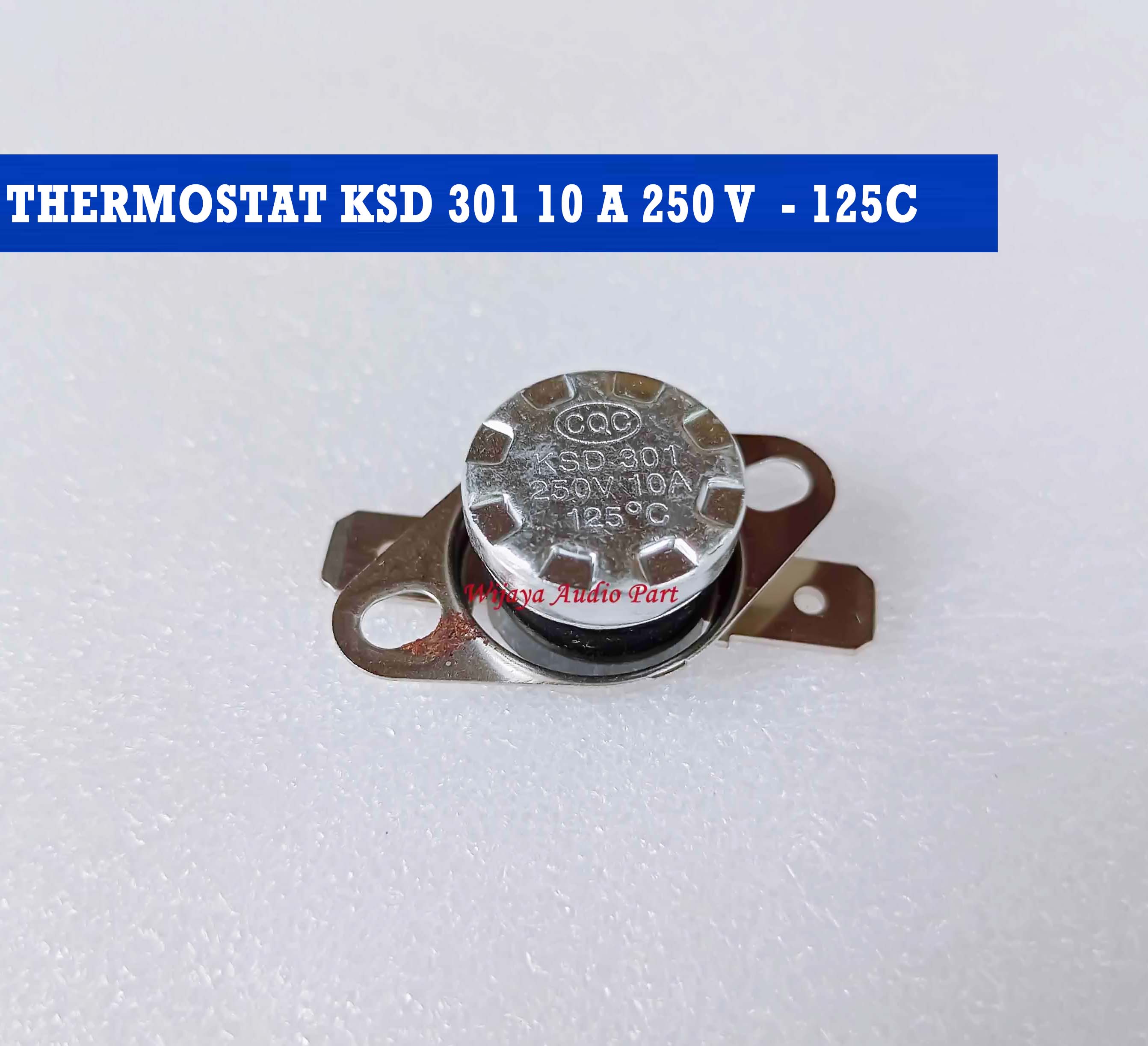 1 BUAH THERMOSTAT TERMOSTAT 125c TERMOFUSE KSD-301 250V 10A 125°C ...