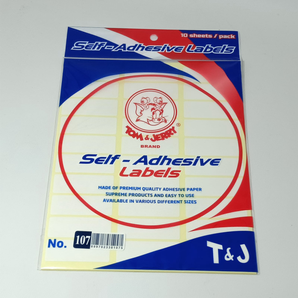 Label Tom And Jerry No. 107 - Label Nama ATK | Lazada Indonesia