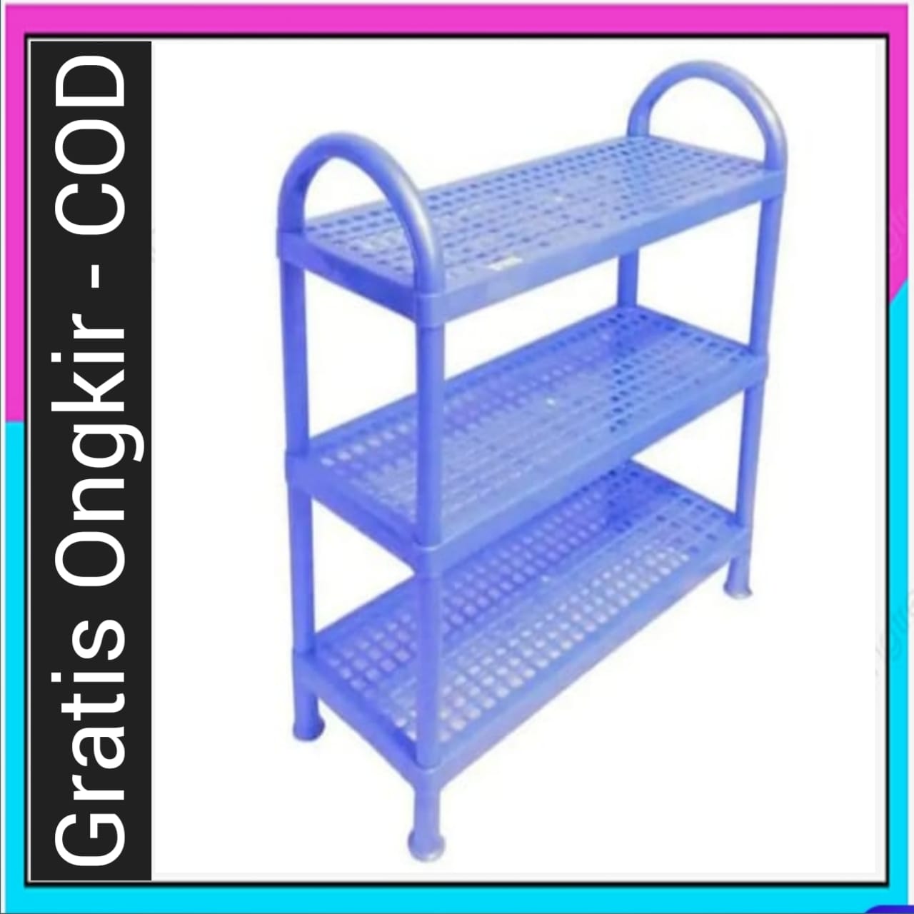 Rak Sandal Rak sepatu Plastik 3 Susun Murah | Lazada Indonesia