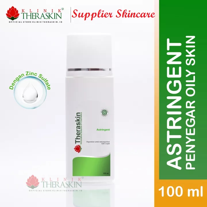 Theraskin Astringent Pink / Toner Penyegar Untuk Mengecilkan Pori ...