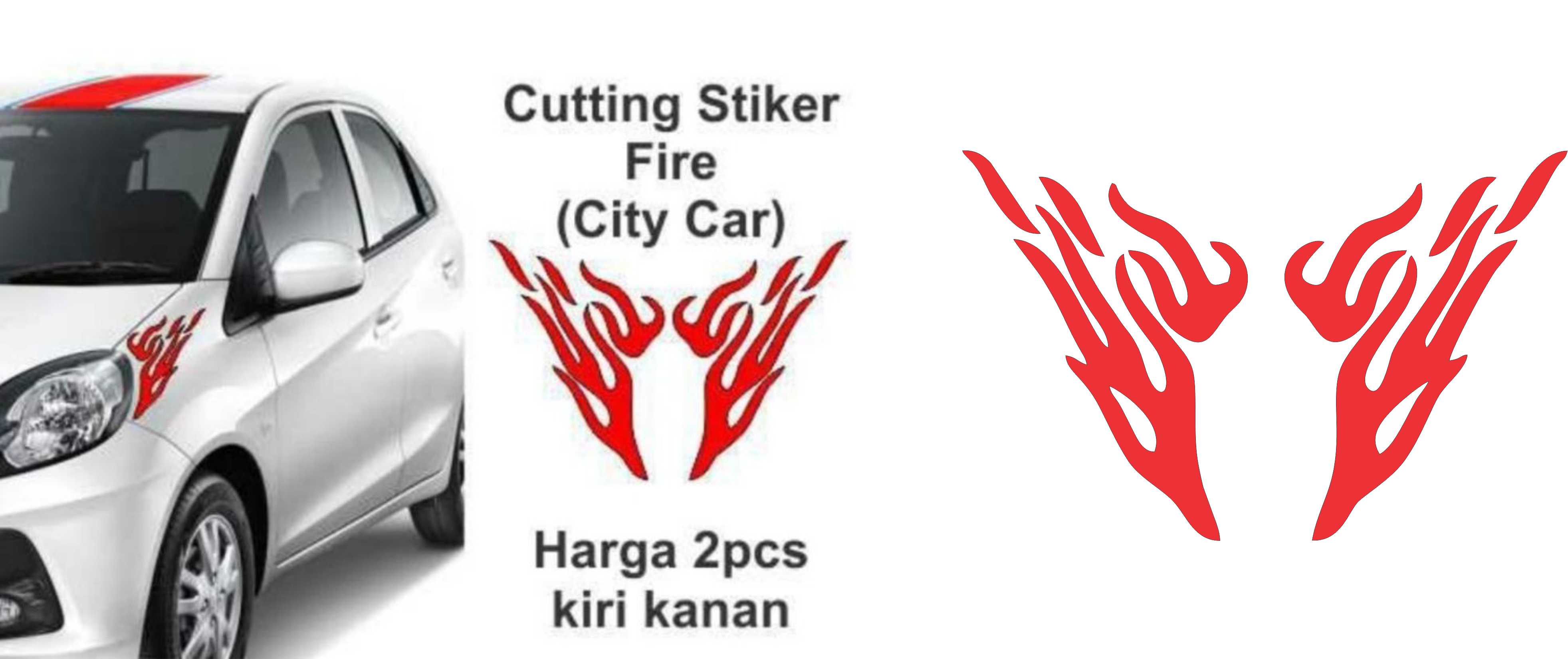 sticker lampu depan daihatsu ayla dan semua jenis mobil bisa | Lazada ...