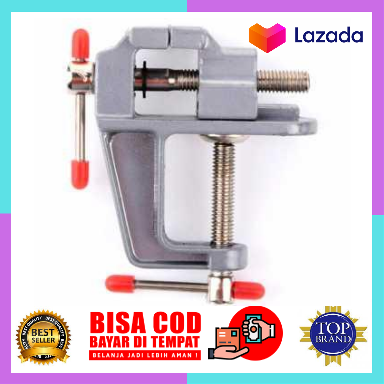 Alat Jepit Meja / Clamp Meja / Clamp Meja Catok Vise Table Kerajinan ...