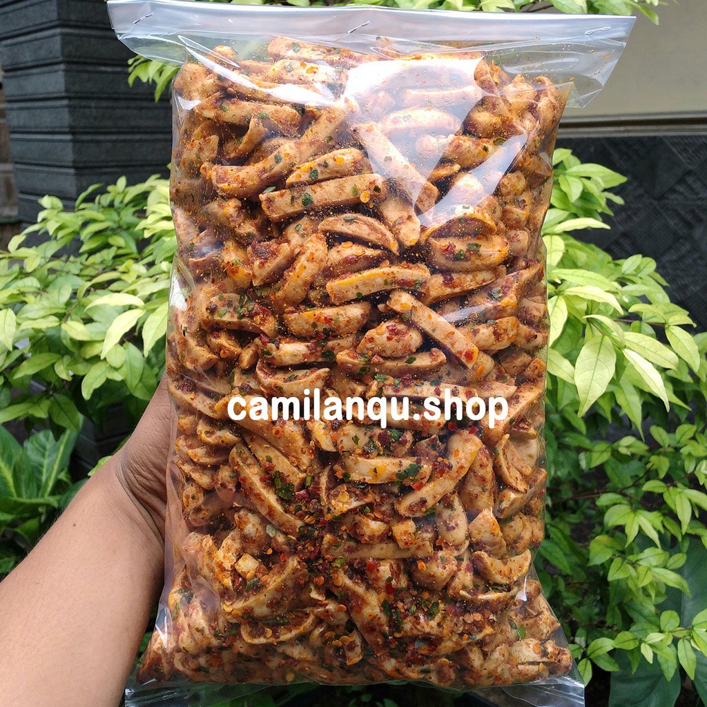 Basreng Pedas Daun Jeruk 1KG / Basreng Viral Basreng Sultan Bandung 1KG ...