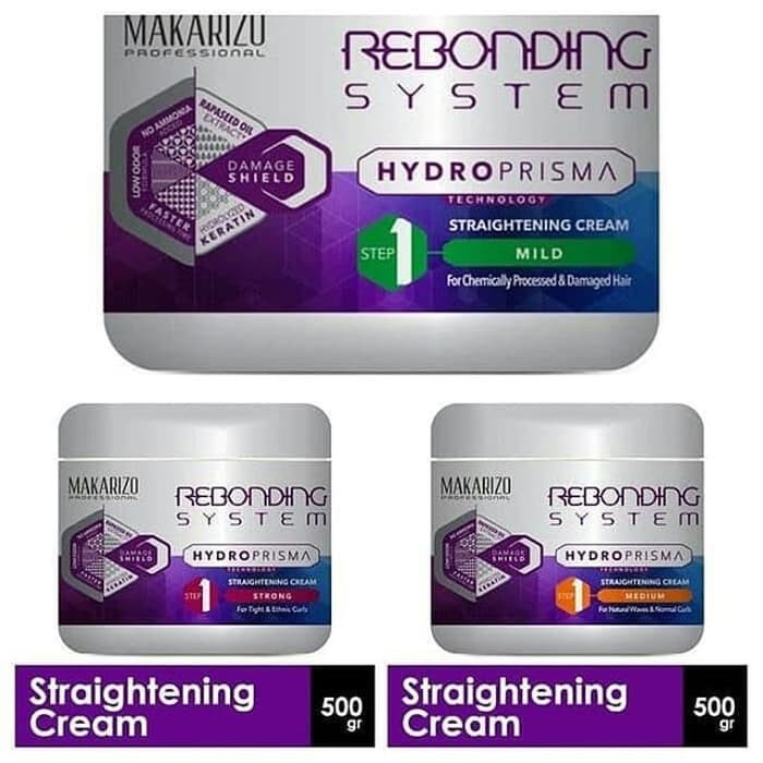 Makarizo Hydro Prisma Straightening Cream - Pot 500ml | Lazada Indonesia