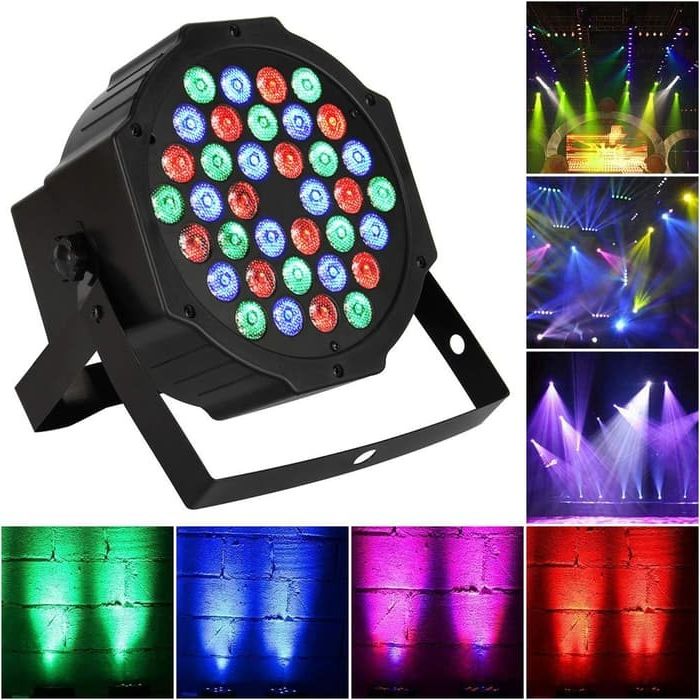 Lampu Sorot Disco LED Par 36 Mata - RGB / Lampu Panggung LED | Lazada ...