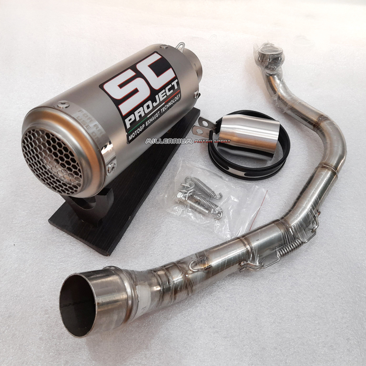 KNALPOT RACING HONDA PCX 150 FULL SISTEM - SC PROJECT IMPOR | Lazada ...