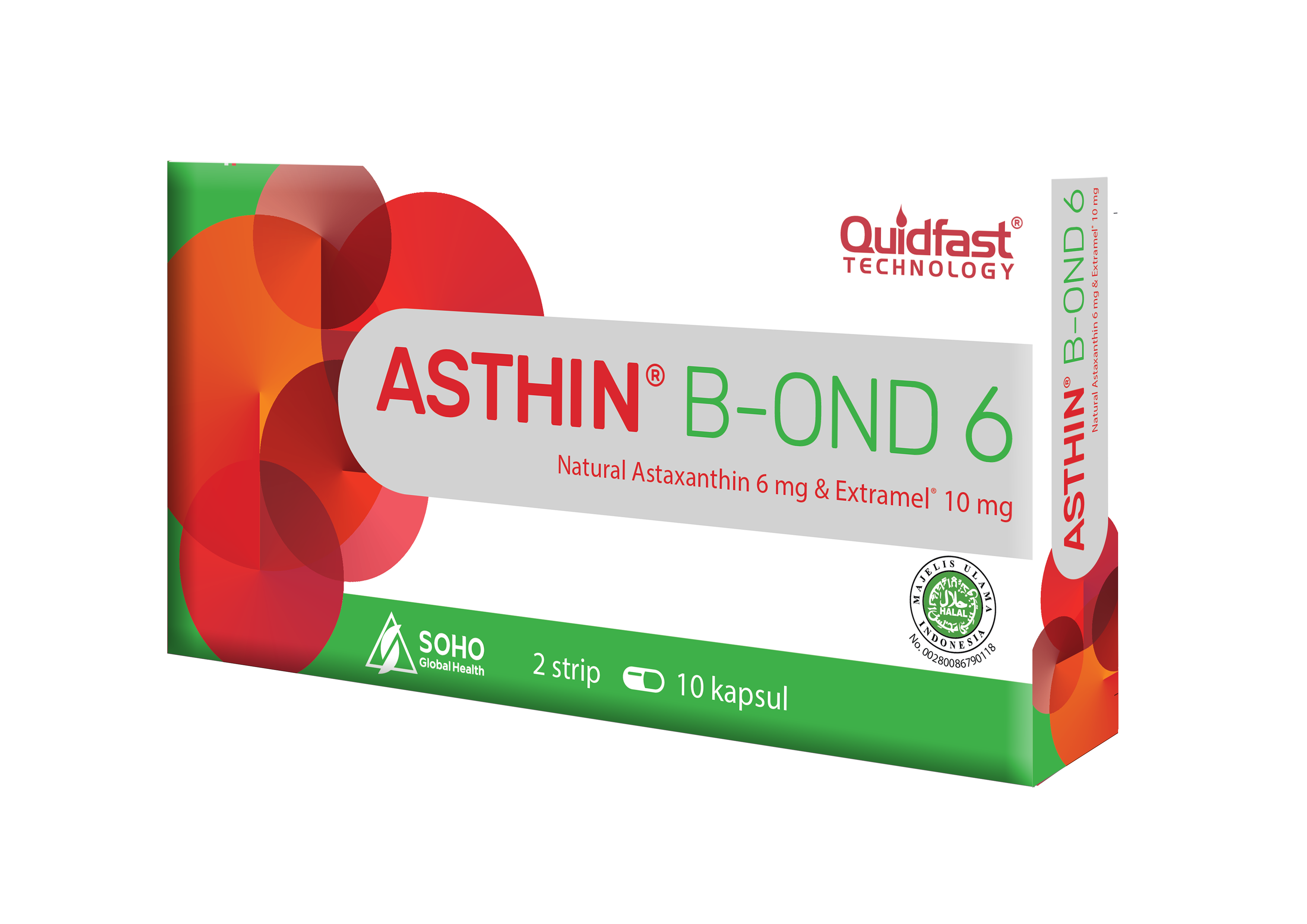 ASTHIN B-OND 6 Mg box 20 kapsul - suplemen antioksidan dan kesehatan ...