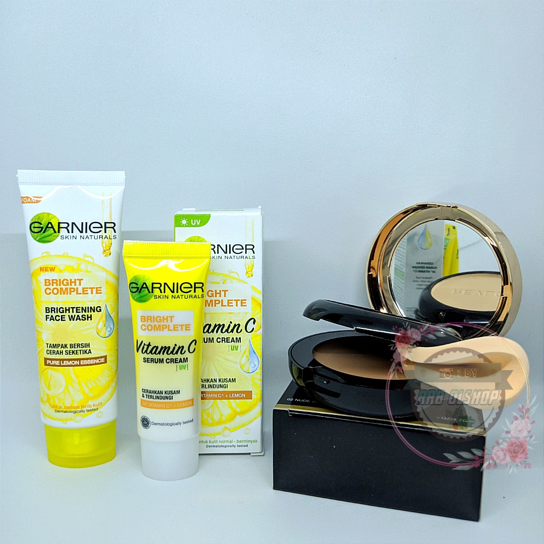 GARNIER 3 IN 1 Plus Bedak REVLON Colorstay 2-Way Foundation Powder-SPF ...