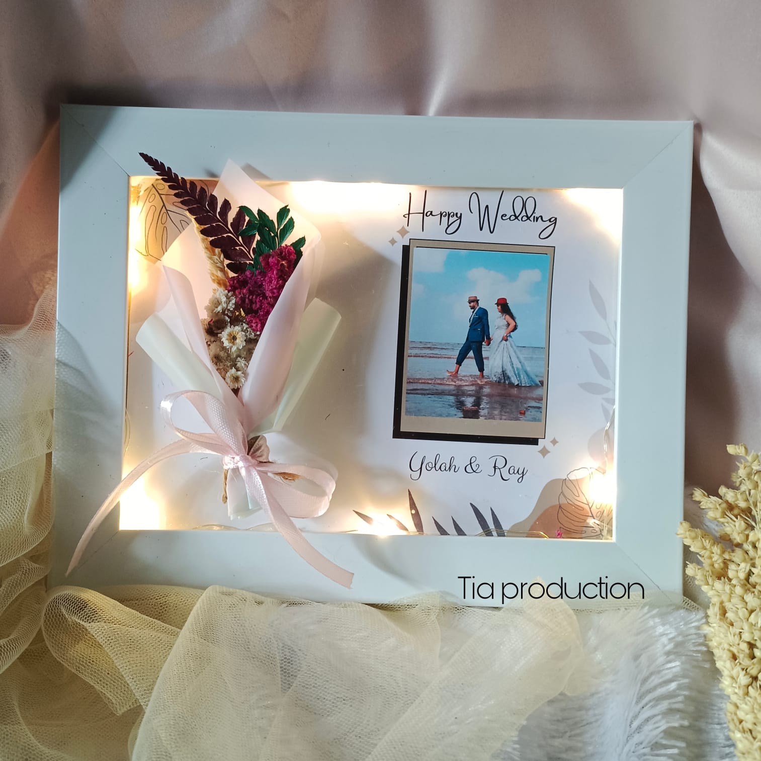 Frame LED 5R 10R A4 lampu hias aesthetic Costume foto dan ucapan ...