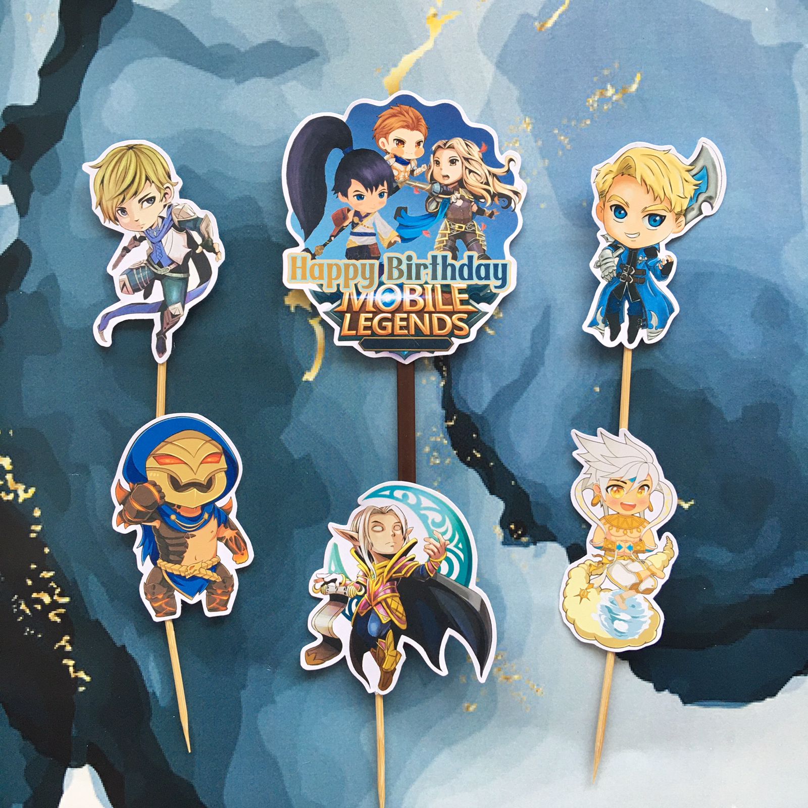 HIASAN CAKE Topper Mobile Legend Chibi BOY | Lazada Indonesia