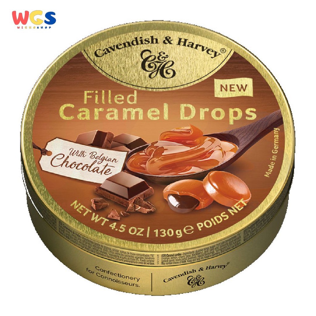 Permen Cavendish & Harvey Caramel Drops Fill With Belgian Choco 130gr ...