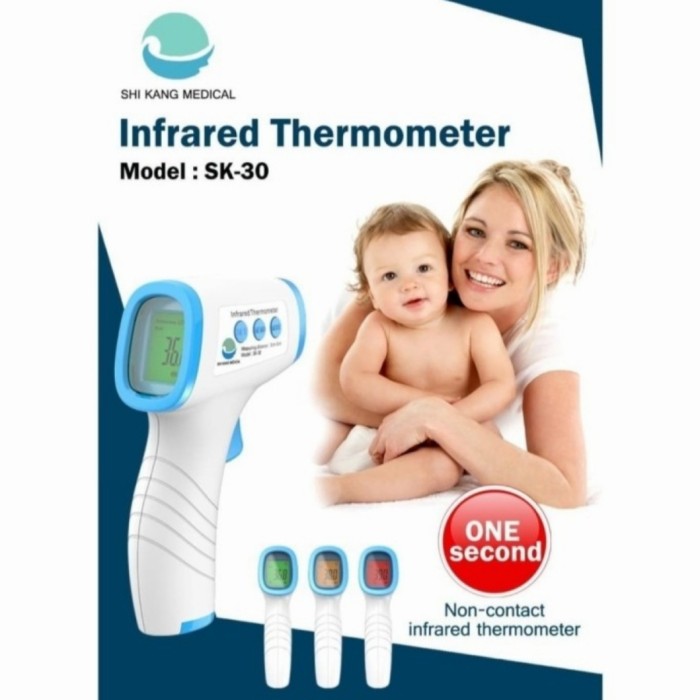 Termometer Infrared Digital Alat Ukur Suhu Badan - Termogun | Lazada ...