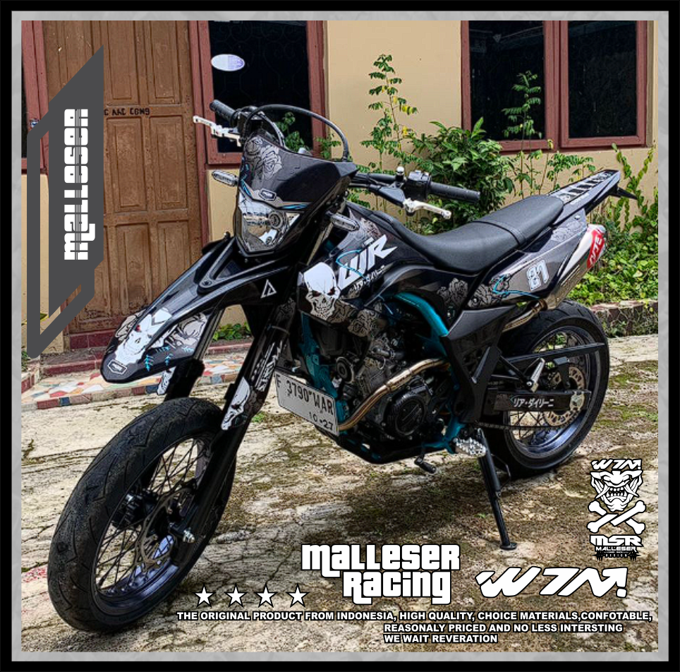 Stiker Atau Decal WR155 Full Body Variasi Decal WR Supermoto Aksesoris ...