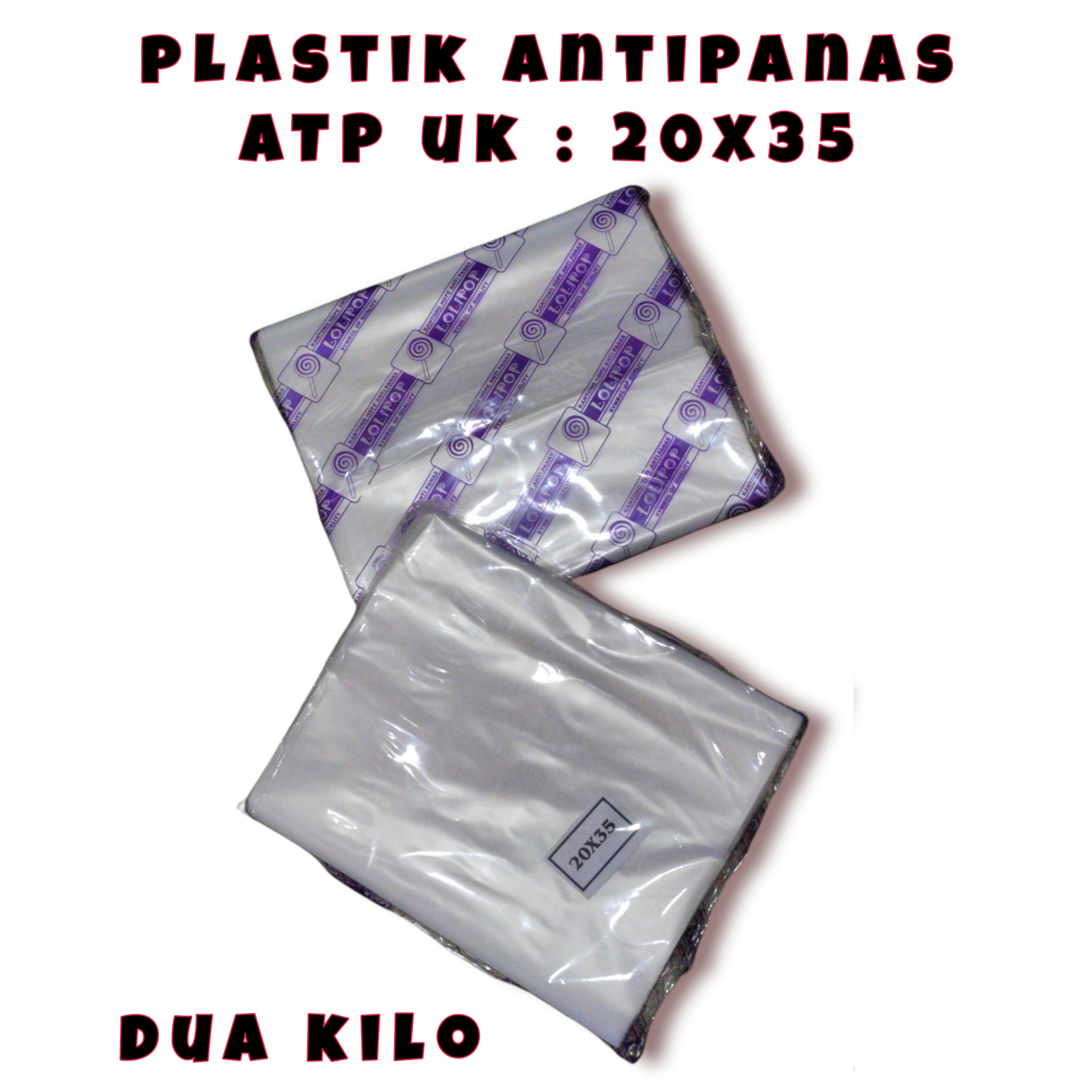 Plastik antipanas ukuran 20x35 cm (2kg) / plastik kuah/ plastik bakso ...