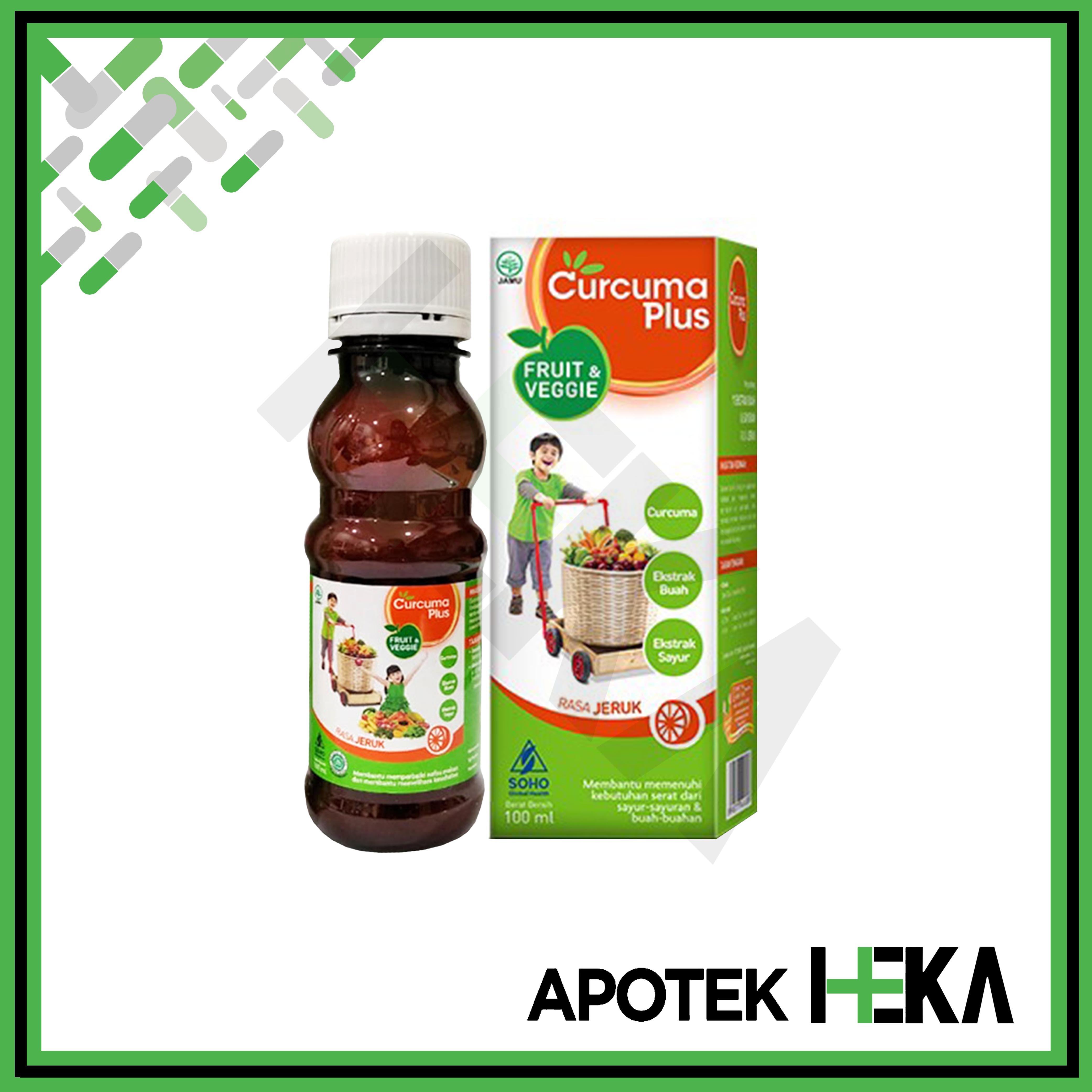Curcuma Plus Fruit and Veggie Jeruk 100 ml - Sirup Pertumbuhan Anak ...