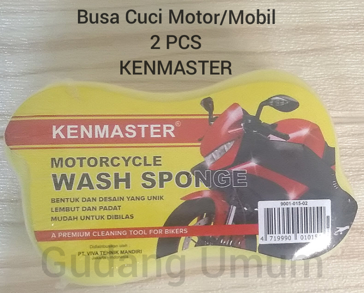 Busa Cuci Motor 2 Pcs KENMASTER - Sponge | Lazada Indonesia