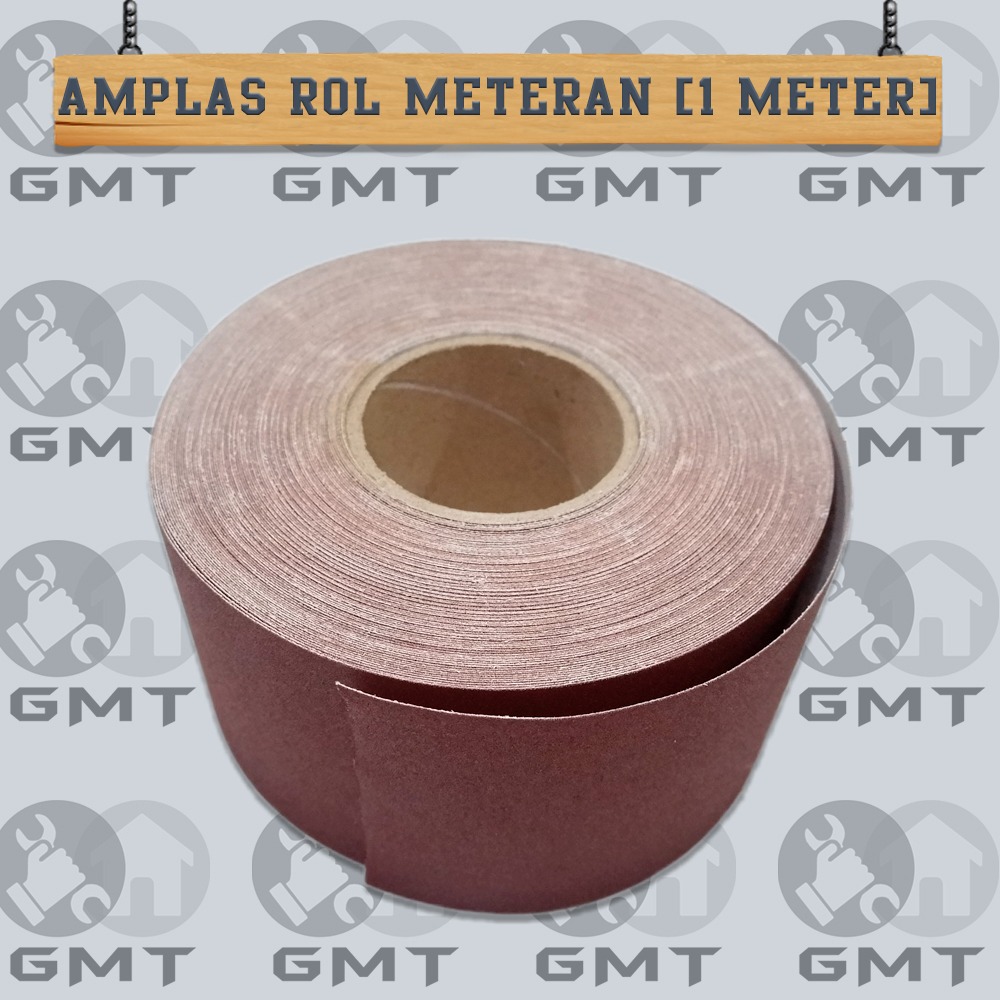 Amplas Rol Meteran 10 cm x 1 Meter Grid 80 ( KASAR ) | Lazada Indonesia