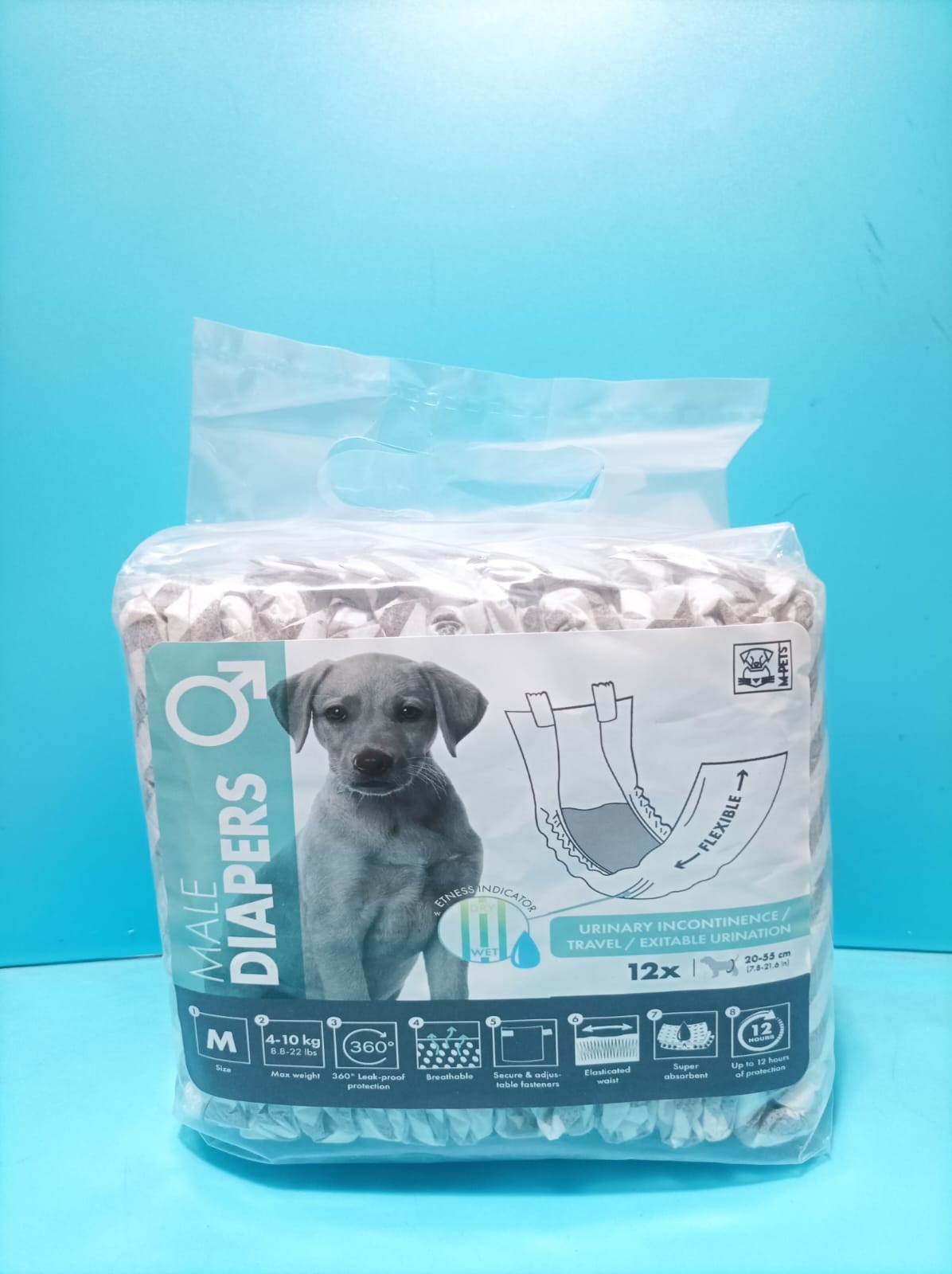 Popok Anjing Jantan Mpets / Male Dog Pet Diapers Pampers Anjing Jantan ...