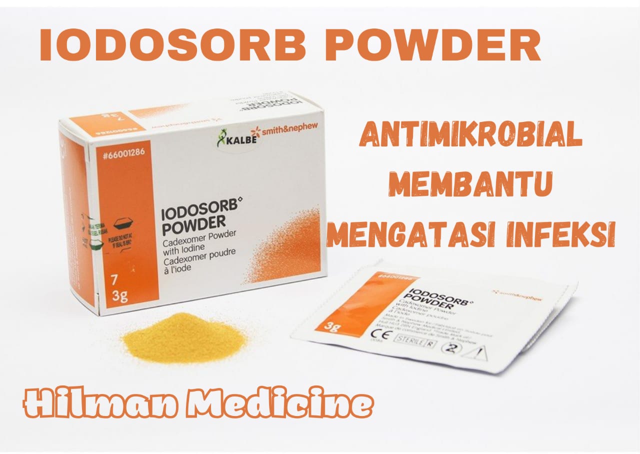 Iodosorb Powder 3 gr (Antimikrobial, Mengatasi Infeksi), Antiseptik ...