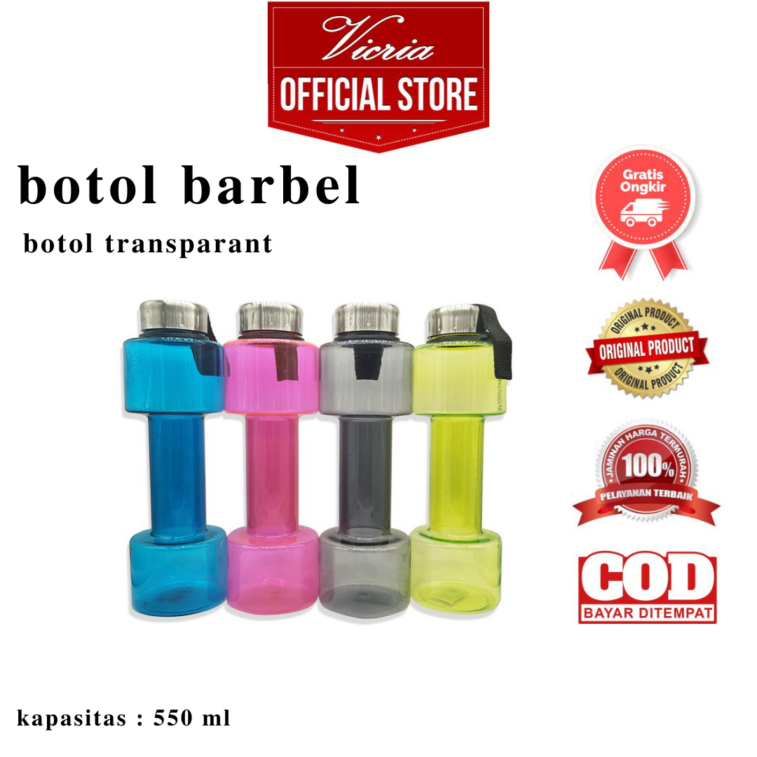 VICRIA BOTOL - BOTOL BARBEL BOTOL MINUM GYM | Lazada Indonesia