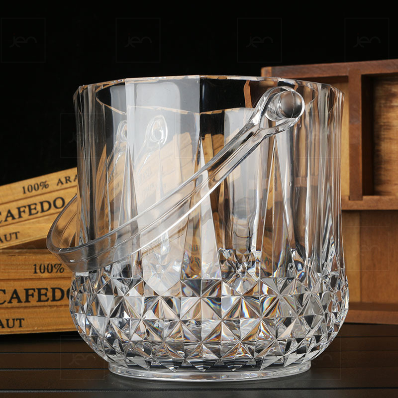 Keranjang Es Batu Ember minuman serbaguna Glass Ice Bucket 1L | Lazada ...