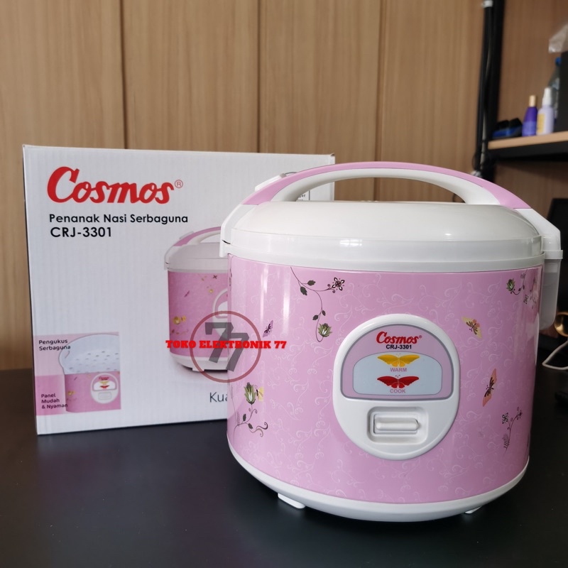 Cosmos CRJ-3301 / CRJ 3301 Magic Com Rice Cooker 1.8L MURAH | Lazada ...