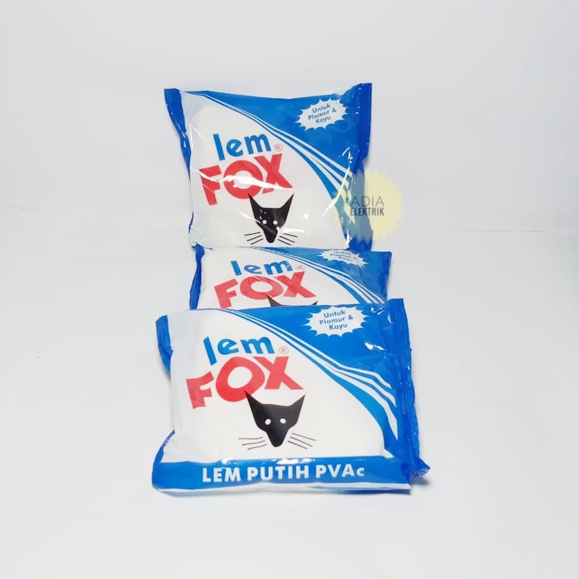 1 PCS Lem Fox Putih / Lem Fox Refil Biru 350 Gram / FOX Lem Kayu ...