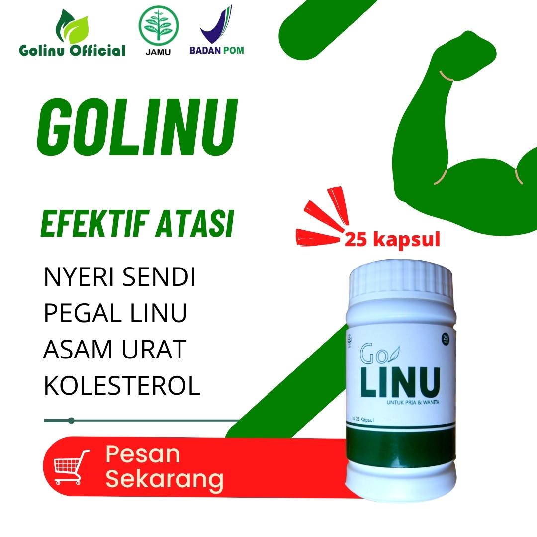 GOLINU 25 Kapsul - Obat Nyeri Pergelangan Kaki, Radang Sendi Lutut ...