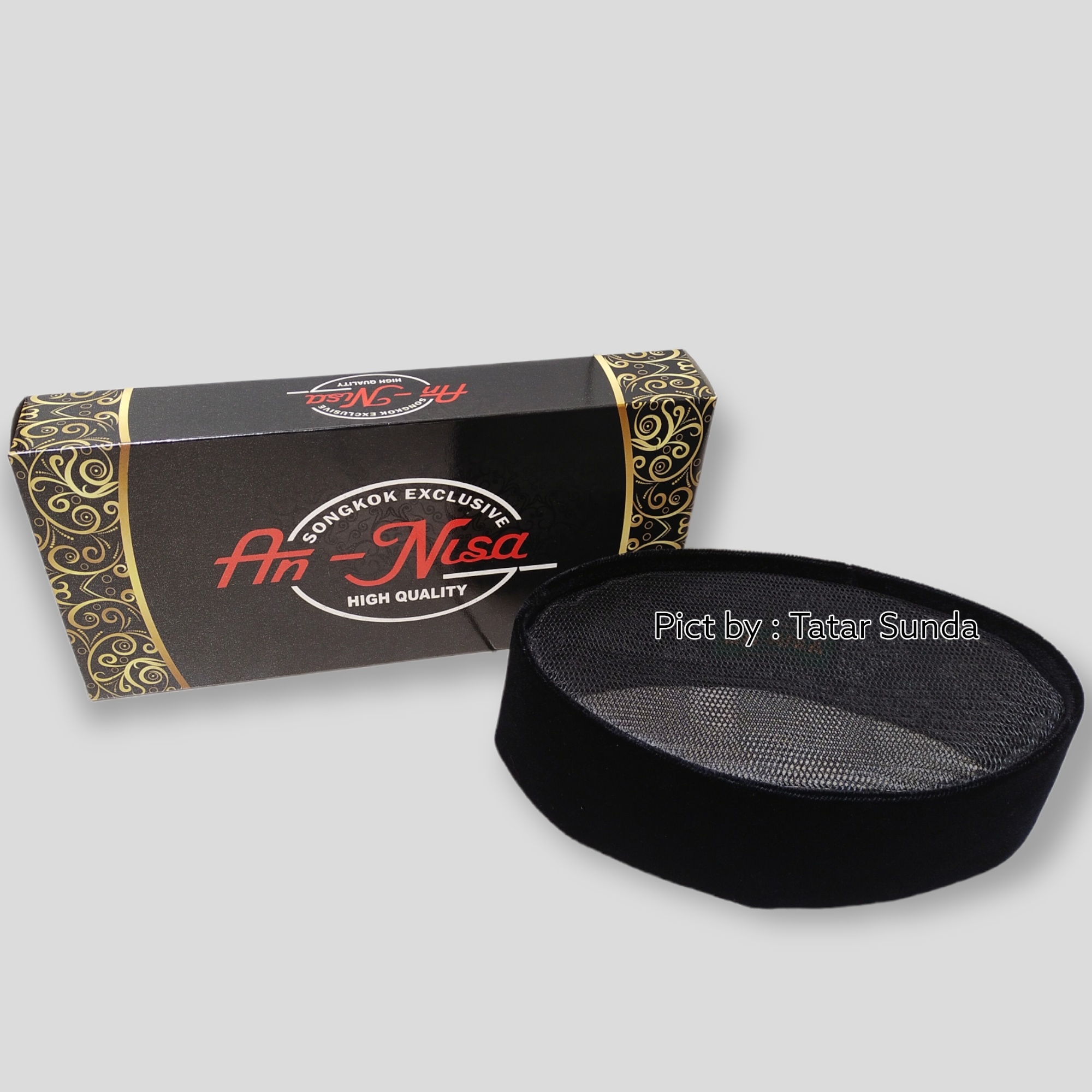 Peci Full Ac An Nisa Ukuran Nomor 3 4 5 6 7 8 9 10 Tinggi 6 Cm 7 Cm 8 Cm 9 Cm Peci Full Jaring ...