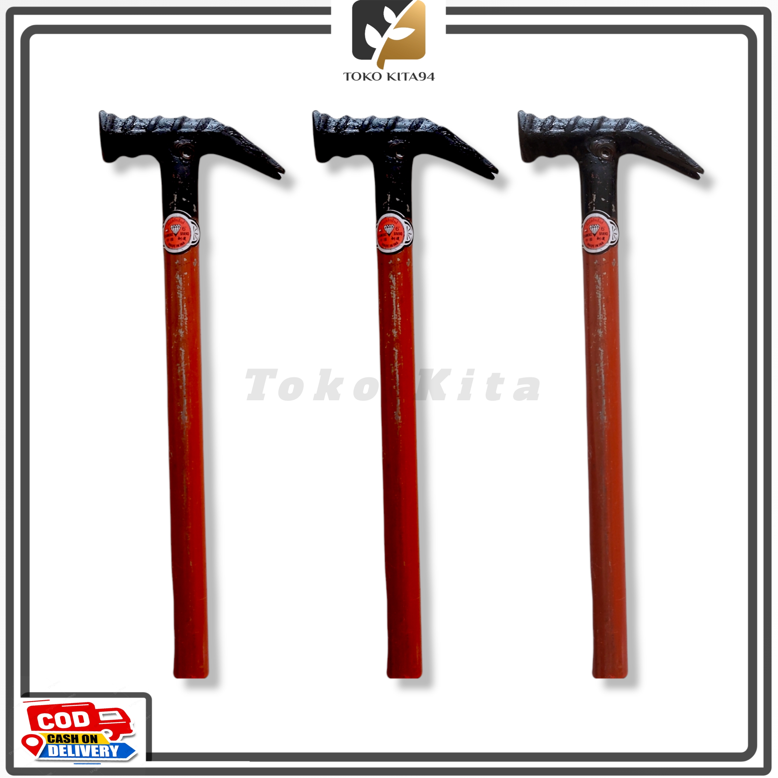 PALU KAMBING BAJA GAGANG BESI full besi / palu baja dua fungsi / PALU ...