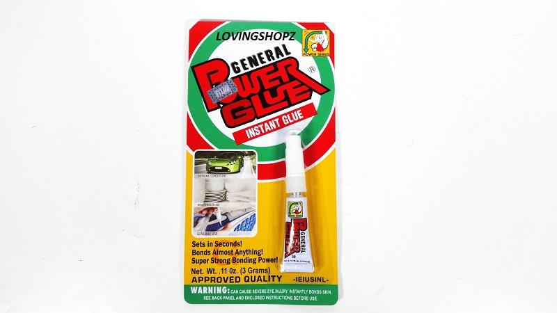 Power Glue, Lem Power Glue General 3 gram /Lem Serbaguna General ...