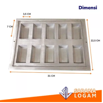 Cetakan Kue Balok Cor Aluminum (BEKAS) | Lazada Indonesia