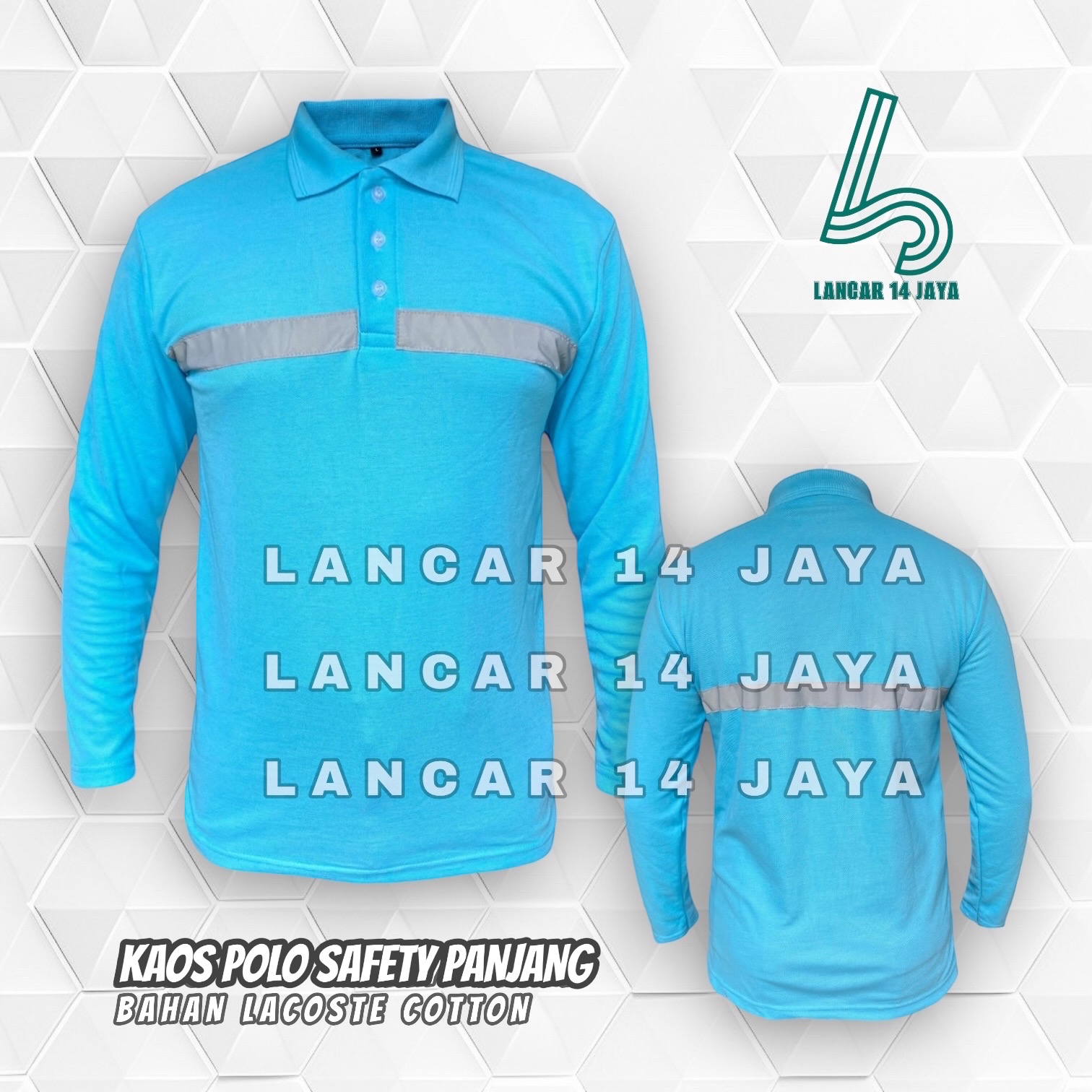 Kaos Panjang Lapangan Safety Scotlight - Kaos Proyek Bahan Dingin ...