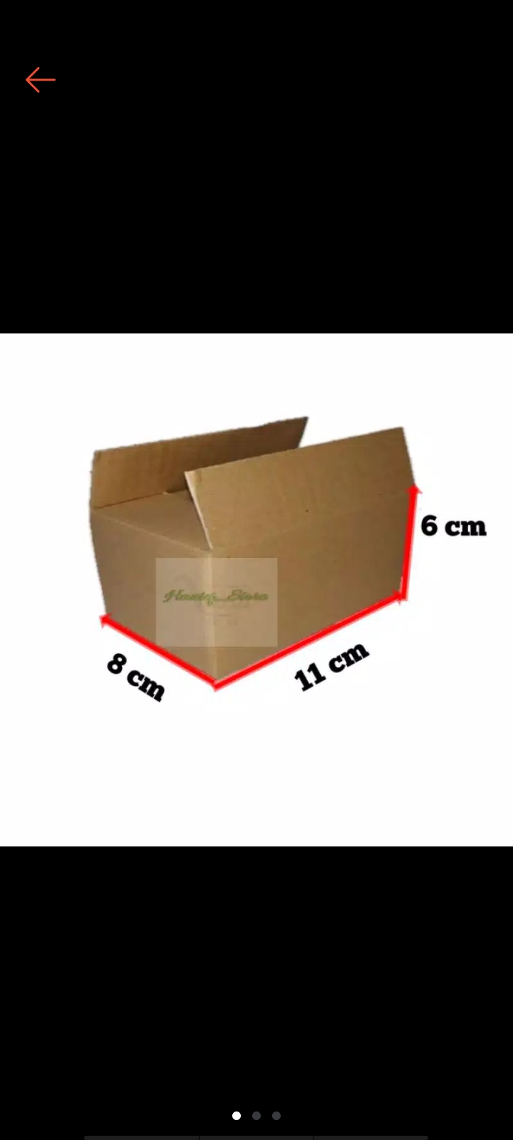 kardus packing paket box kecil ukuran 11x8x6 cm (2 pcs) | Lazada Indonesia