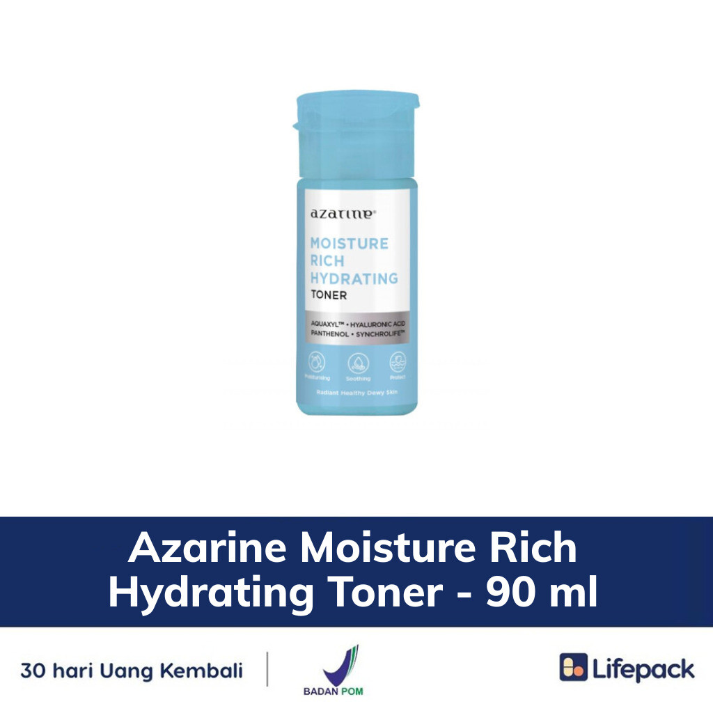 Azarine Moisture Rich Hydrating Toner - 90 ml - LIFEPACK | Lazada Indonesia