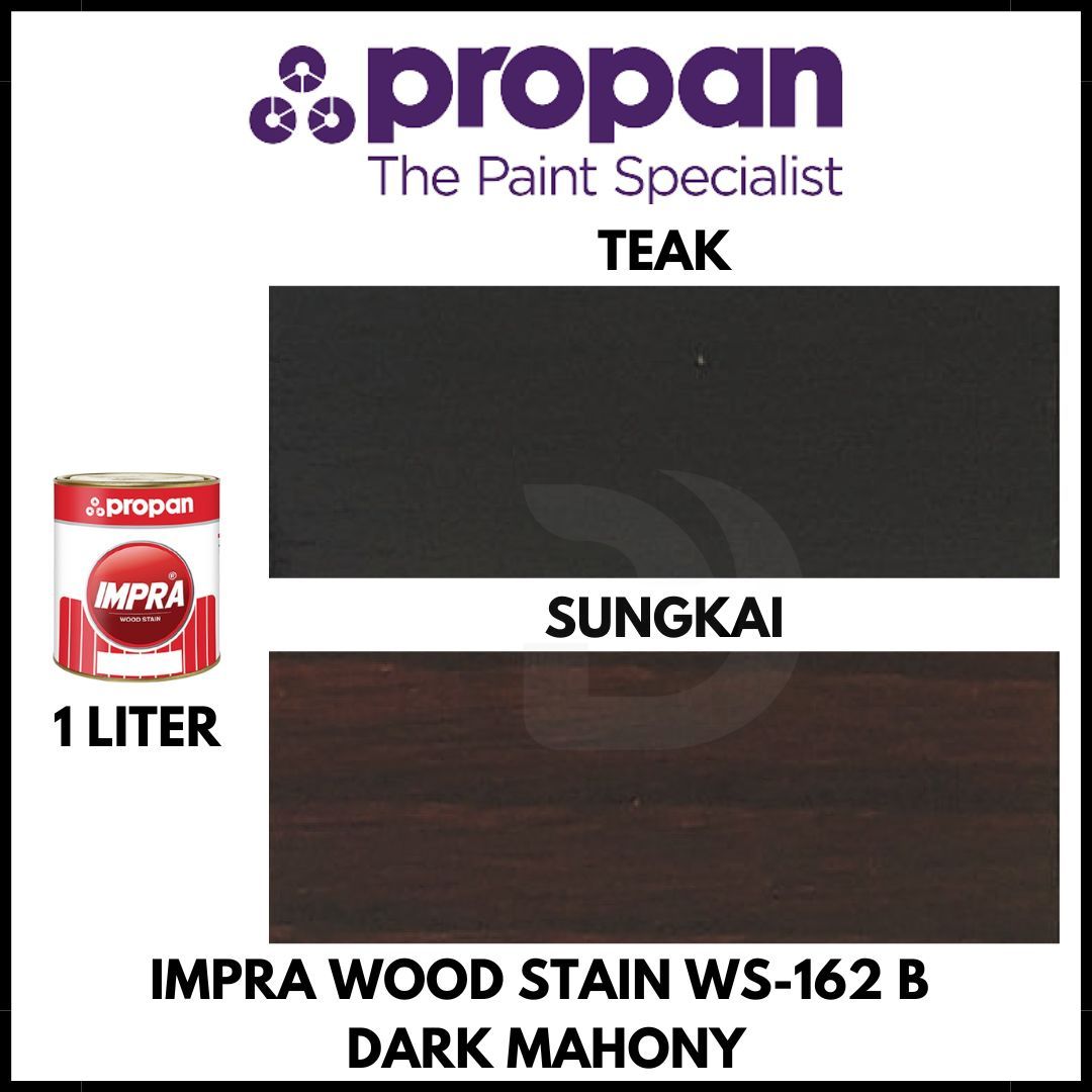 Impra Wood Stain WS-162B 1 Liter Melamine System / Pelindung Kayu ...