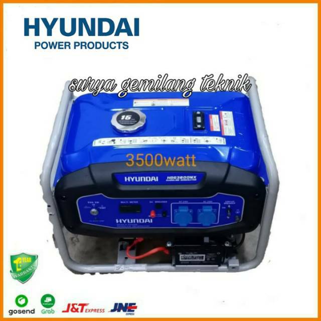 HYUNDAI HDG 3800 NX / GENSET /GENERATOR | Lazada Indonesia