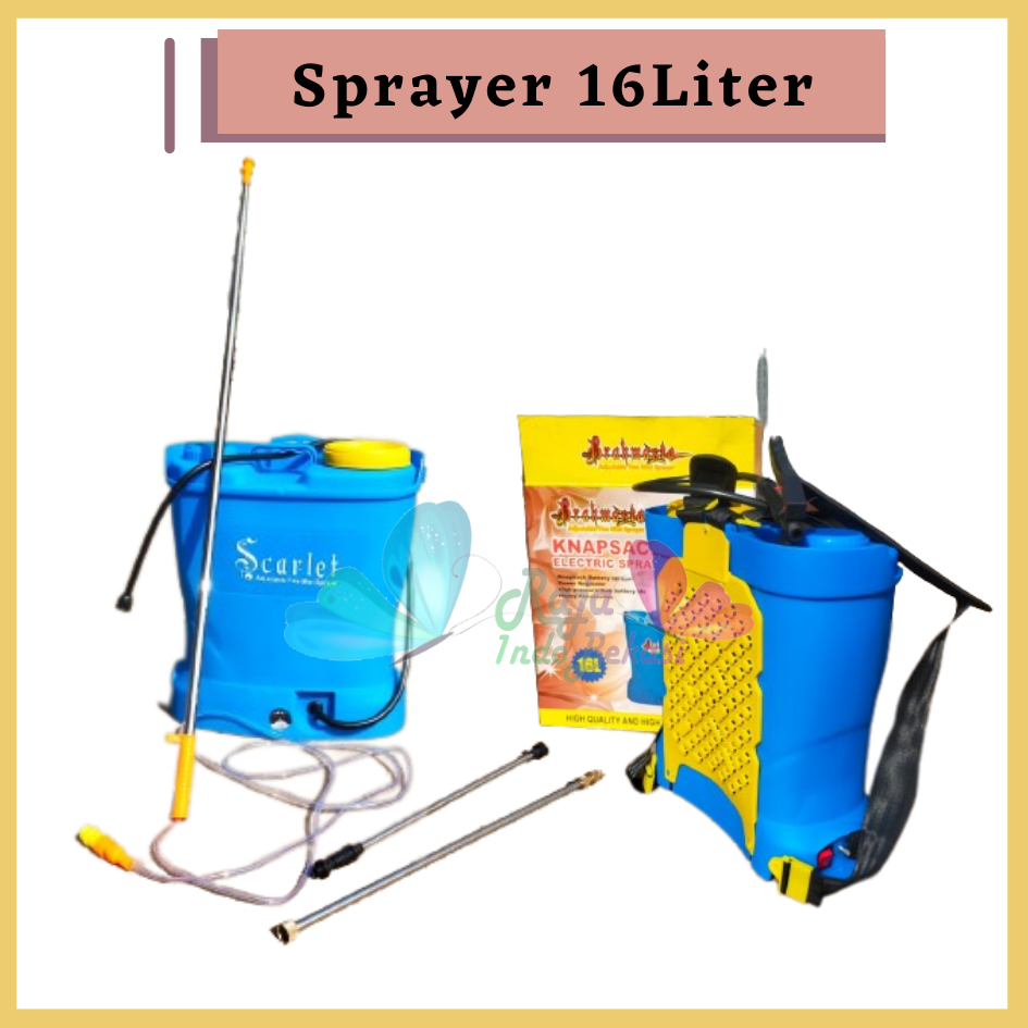 SPRAYER 16 Liter Elektrik Sprayer Otomatis Knapsack Bahan Tebal Alat ...