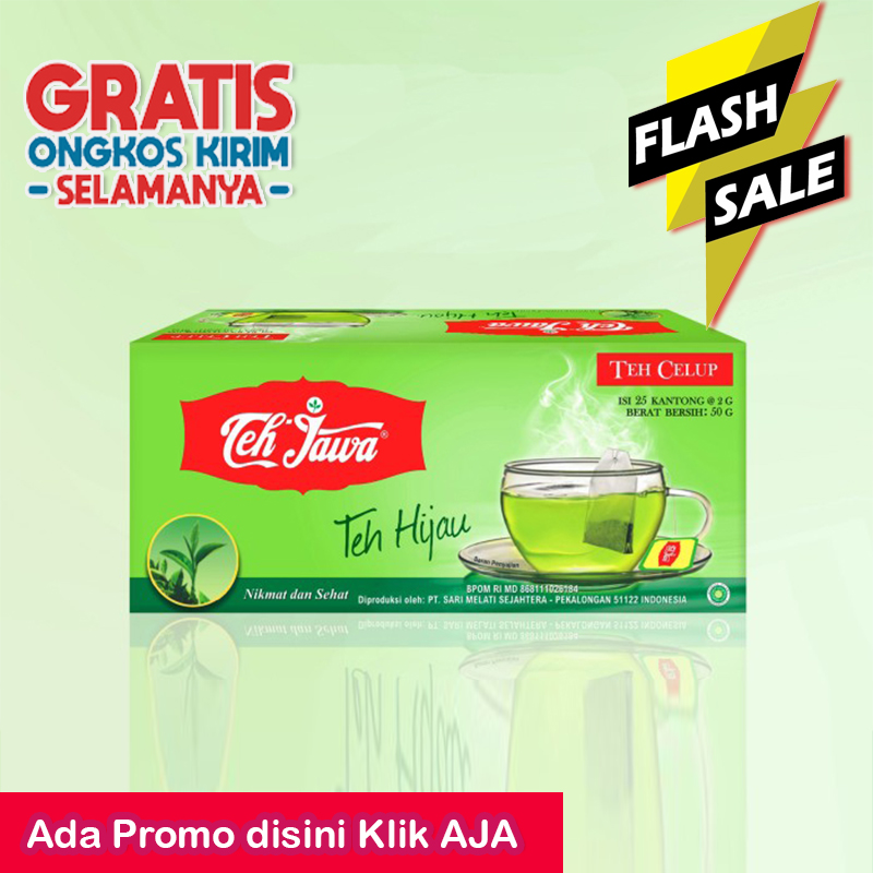 teh Jawa teh hijau 25s Teh Hijau Celup isi 25 green tea | Lazada Indonesia