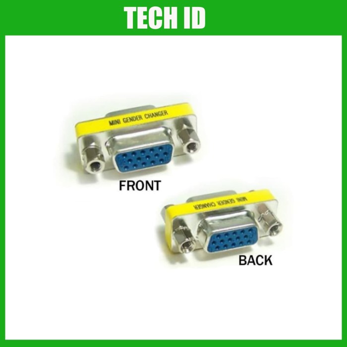 Gender VGA Female - Female (F-F) - KONEKTOR VGA - Sambungan Kabel VGA ...
