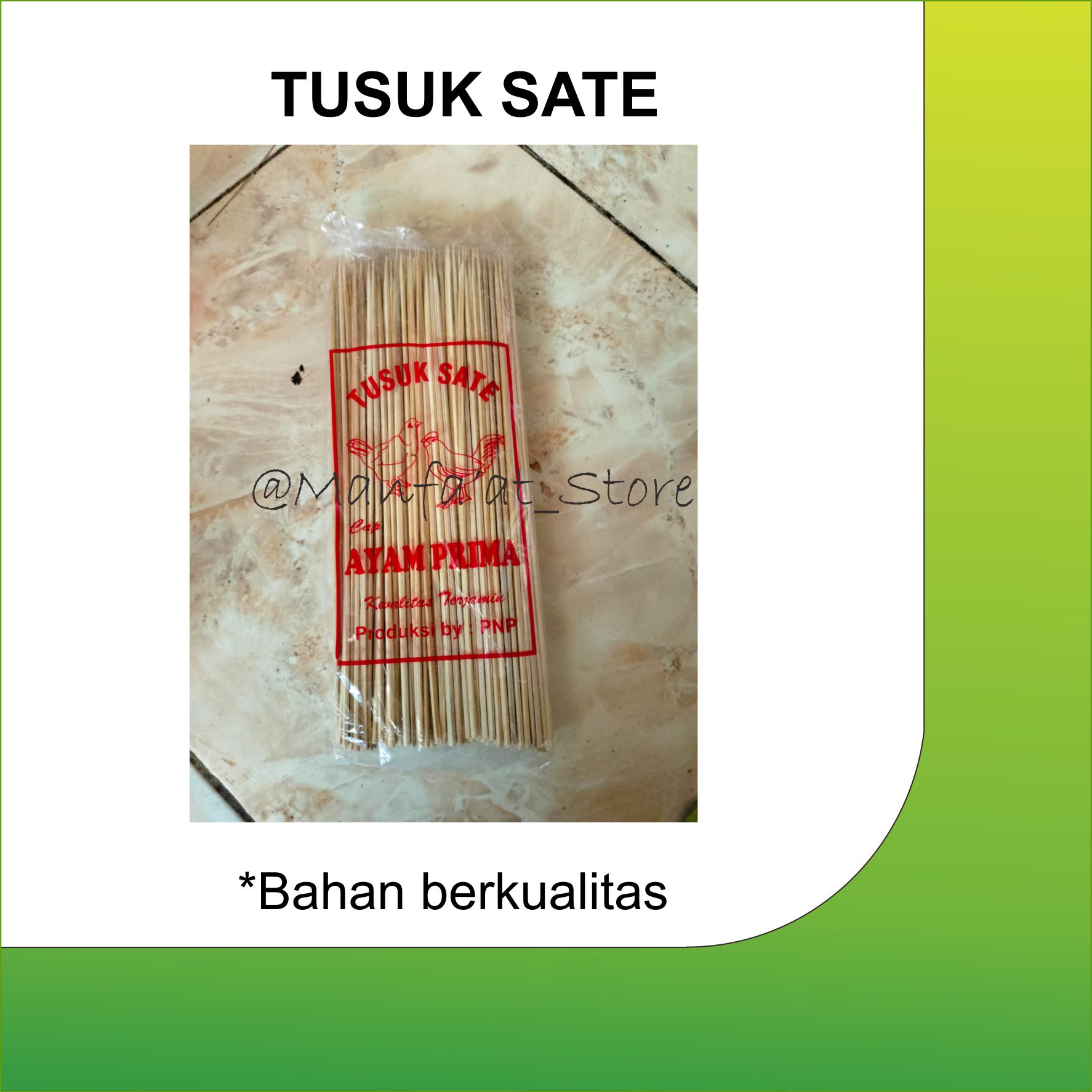 TUSUK SATE ISI 250 BIJI MURAH/SATE MADURA/TUSUK SATE AYAM/TUSUK SATE ...