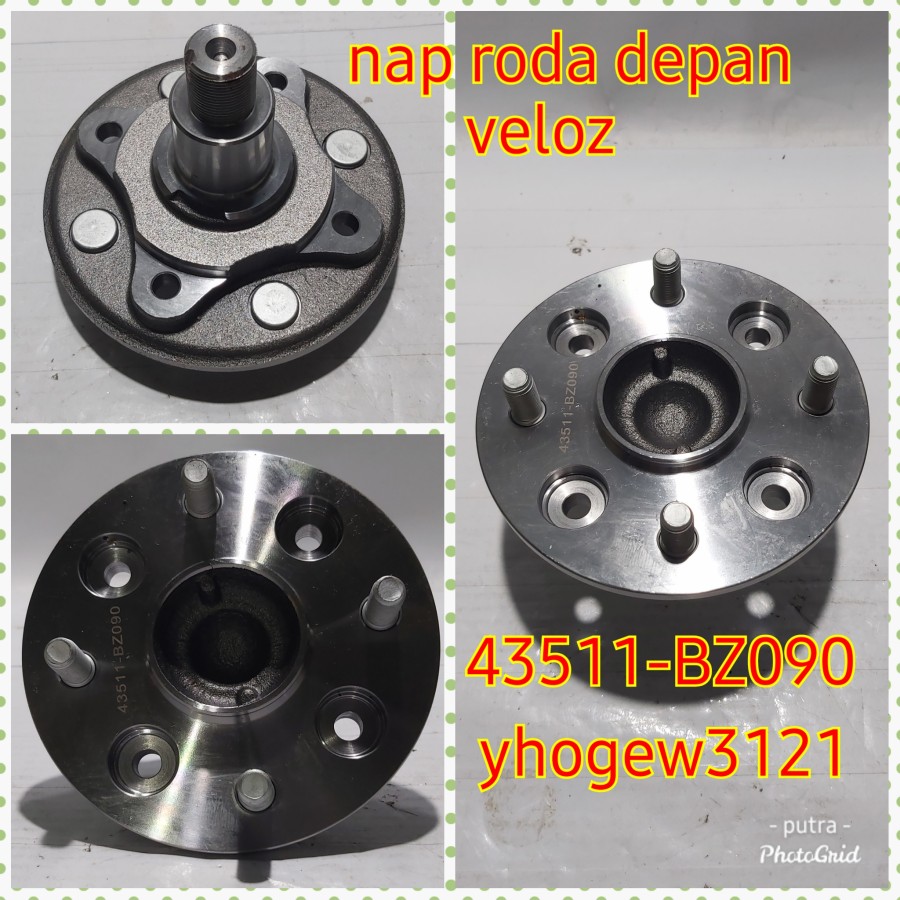 WHEEL HUB FRONT NAP RODA DEPAN AVANZA VELOZ ALL NEW XENIA OEM TOYOTA ...