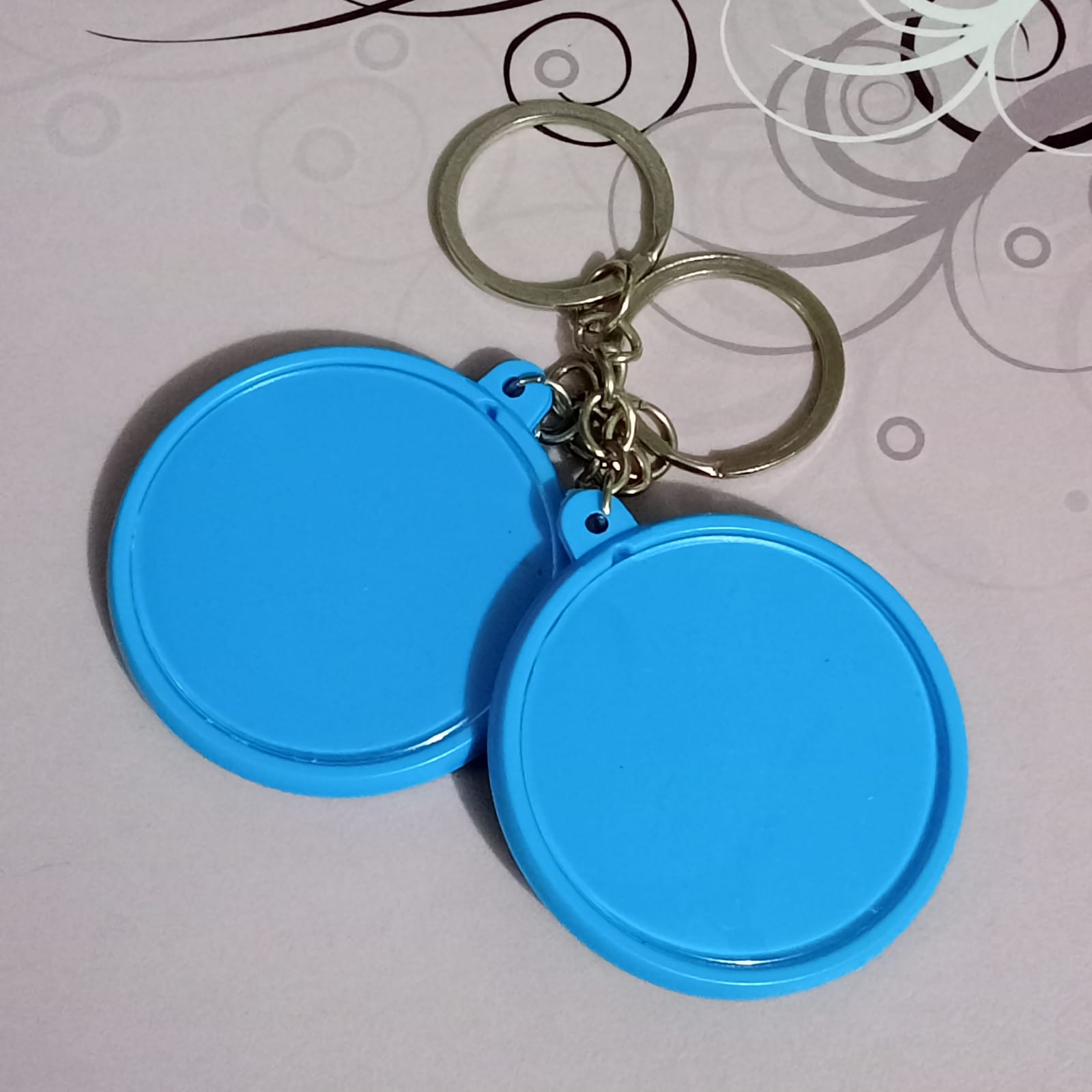 Bahan Gantungan Kunci Ganci Ukuran 4,5 cm Kosongan Insert Paper ...