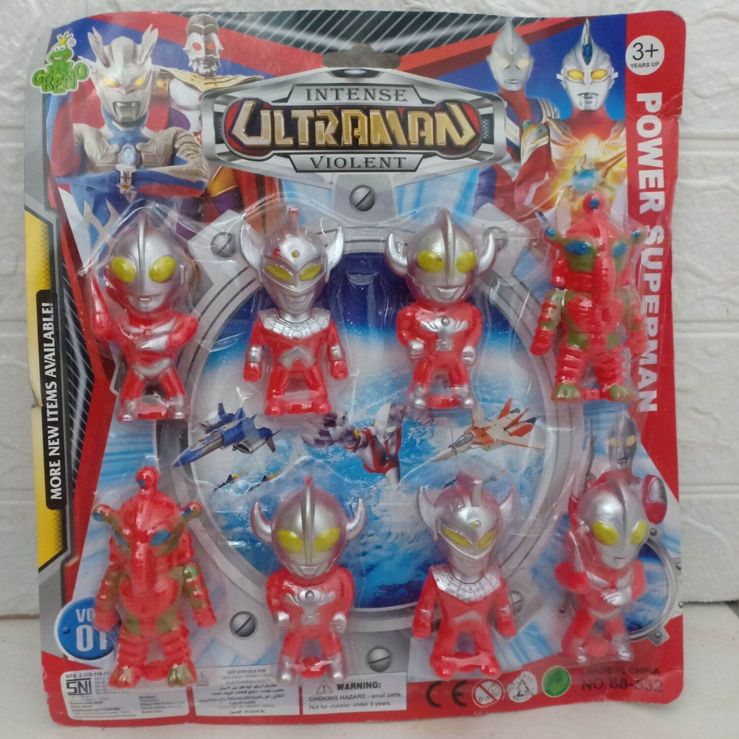 MAINAN MINIATUR ROBOT ULTRAMAN MINI SET ISI 8 PCS | Lazada Indonesia