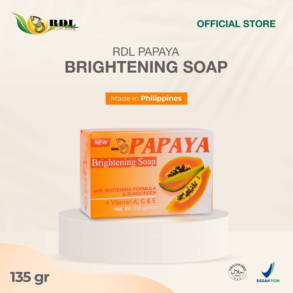 RDL Sabun Papaya Sabun Wajah Extract Brightening | Lazada Indonesia
