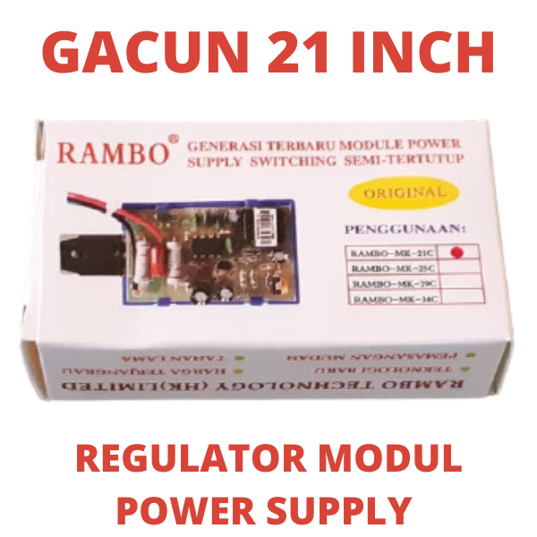 GACUN TV ORI 21 INCH 21INCH REGULATOR MODULE PSU KACUN TABUNG LED LCD ...