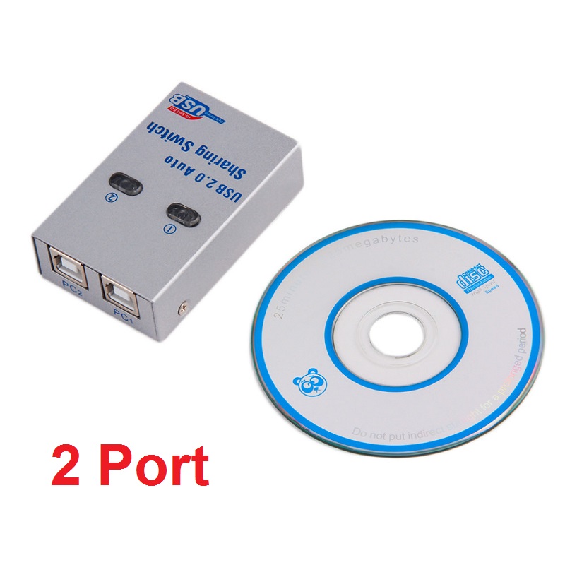 Auto Switch Usb Printer 2 Port 2Port 4 Port Sharing Switcher USB 2.0 ...