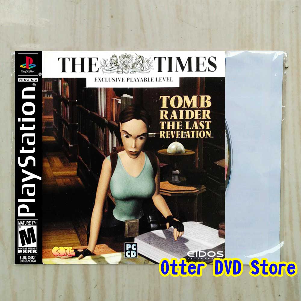 Kaset CD Game Ps1 Ps 1 Tomb Raider-The Times Exclusive Playable Level ...